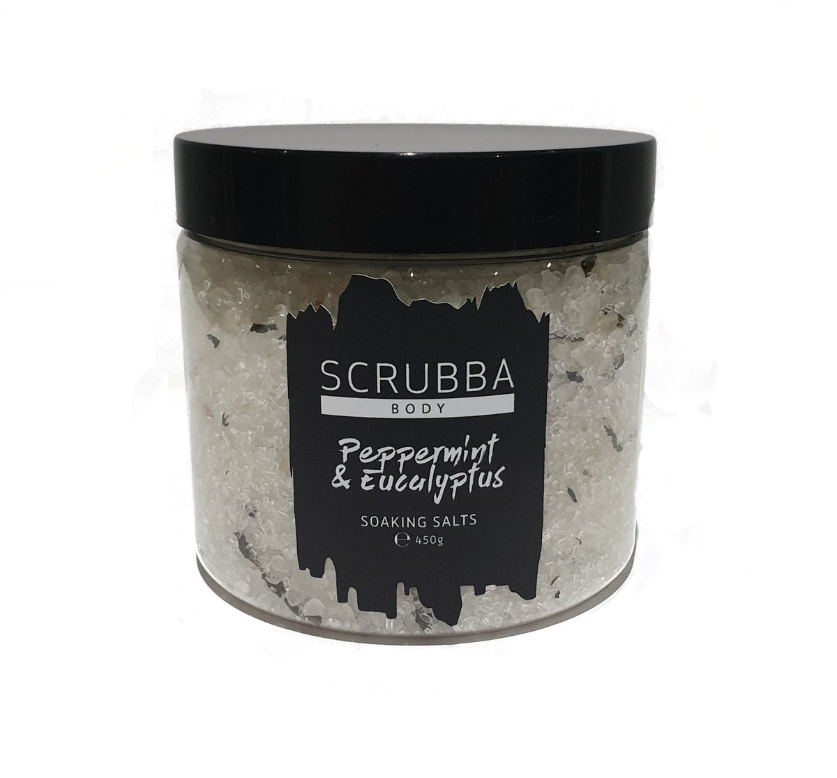 Peppermint & Eucalyptus Bath Soaking Salts | Scrubba Body – Scrubba ...